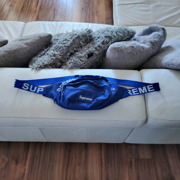 Supreme | Bags | Ss8 Supreme Blue Waist Bag | Poshmark